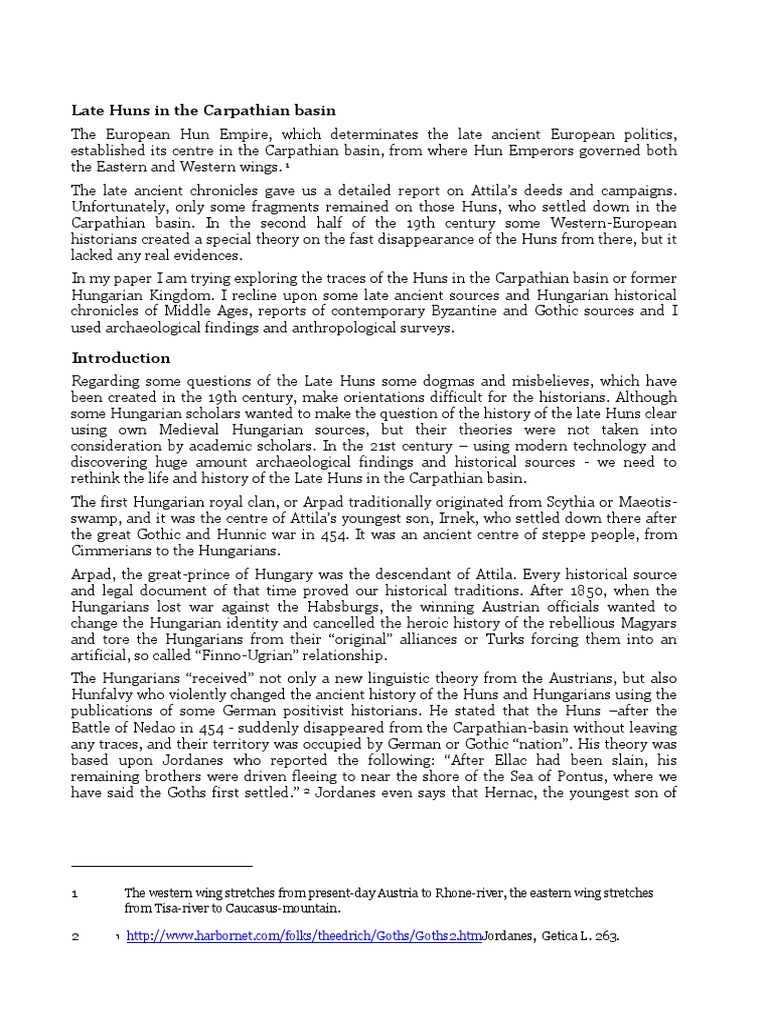 Borbala Obrusanszky - Late Huns in The Carpathian Basin | PDF | Huns ...