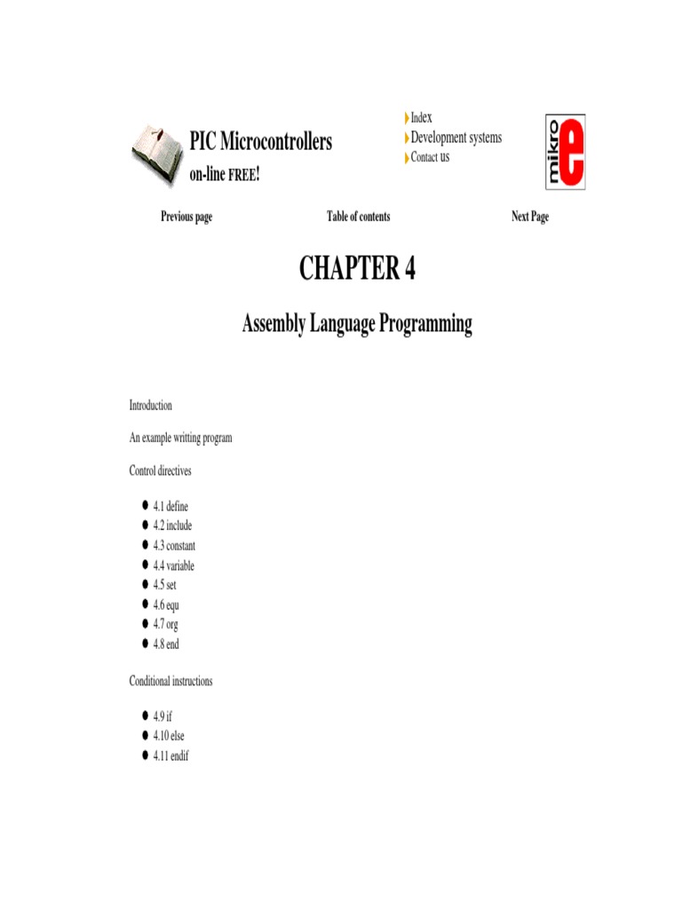Mpasm Directive | PDF | Assembly Language | Instruction Set