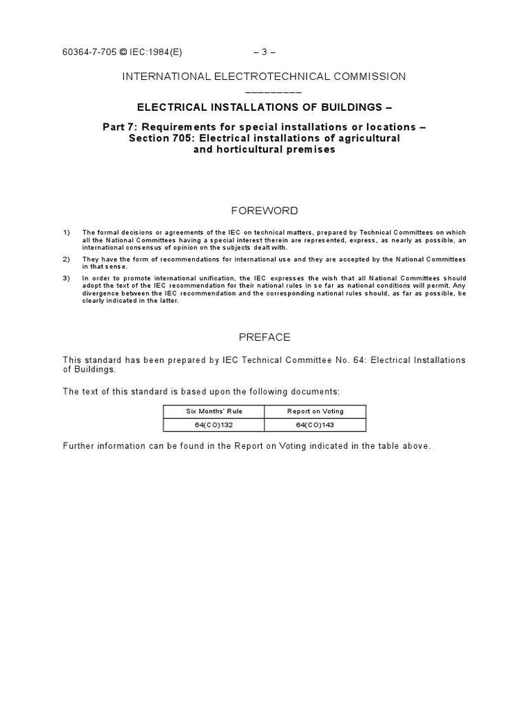 Electrical Installations of Buildings - Part 7: Requirements For ...
