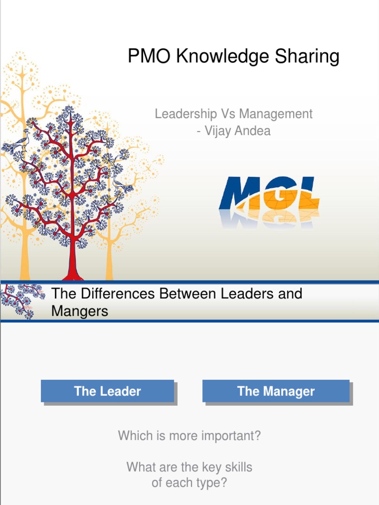Management Vs Leadership | PDF | Leadership | Negotiation