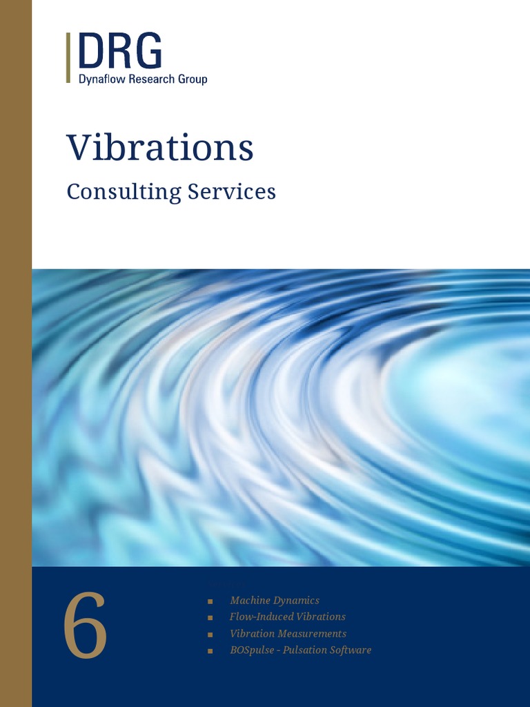 Vibrations: Consulting Services | PDF | Pump | Fluid Dynamics