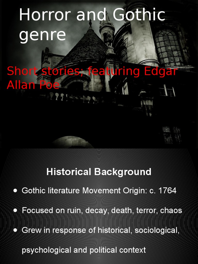 Gothic-Horror Short Stories Presentation Short | PDF | Gothic Fiction ...
