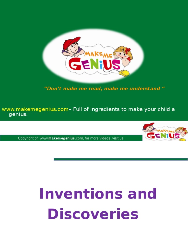Education Inventions and Discoveries | PDF | Science And Technology