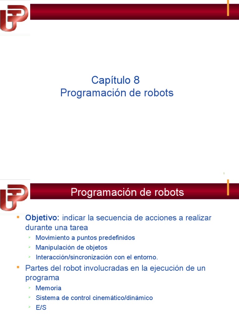 Programacion de Robots 15094 | PDF | Robot | Robótica