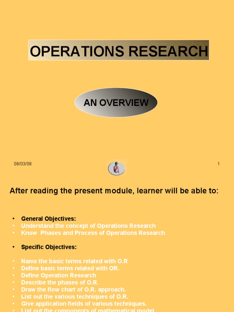 Operations Research | PDF