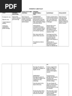Client Care Plan (Risk for Falls) | Nursing | Risk