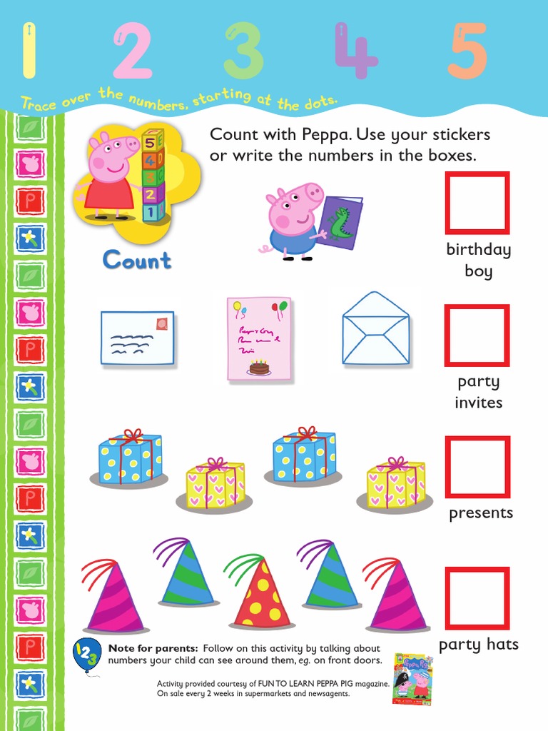 7-PP15 Workbook - Peppa 02 | PDF