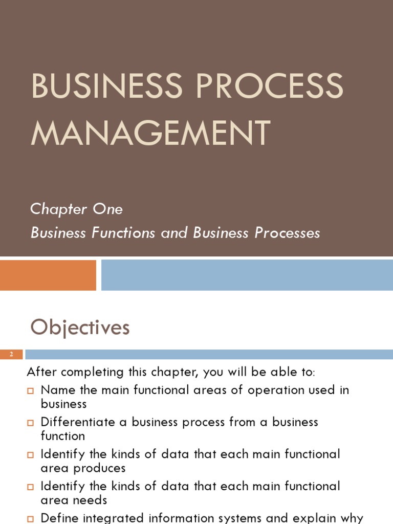 Chapter01 Business Functions & Processes PDF | PDF | Enterprise ...