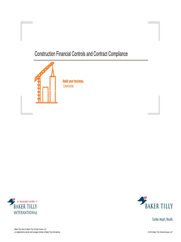 Construction Financial Controls | PDF | Taxpayer | Federal Insurance ...