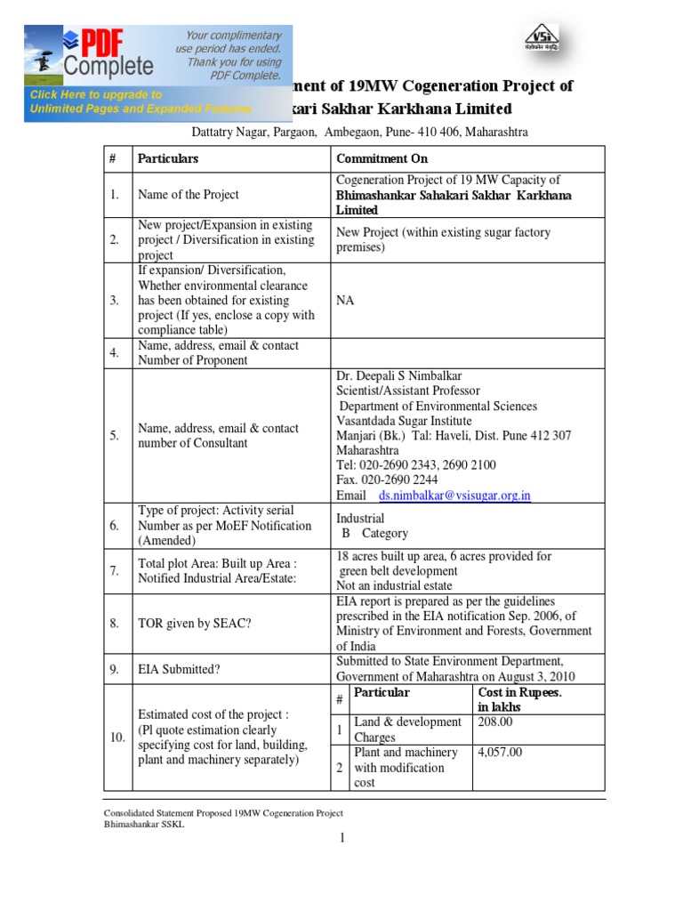 Bhimashankar SSK Details | PDF | Groundwater | Waste