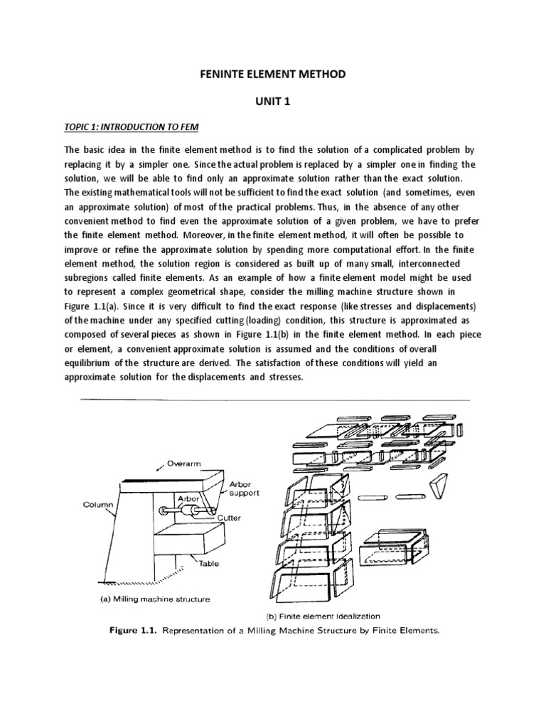 Introduction To Finite Element Analysis | PDF | Finite Element Method ...