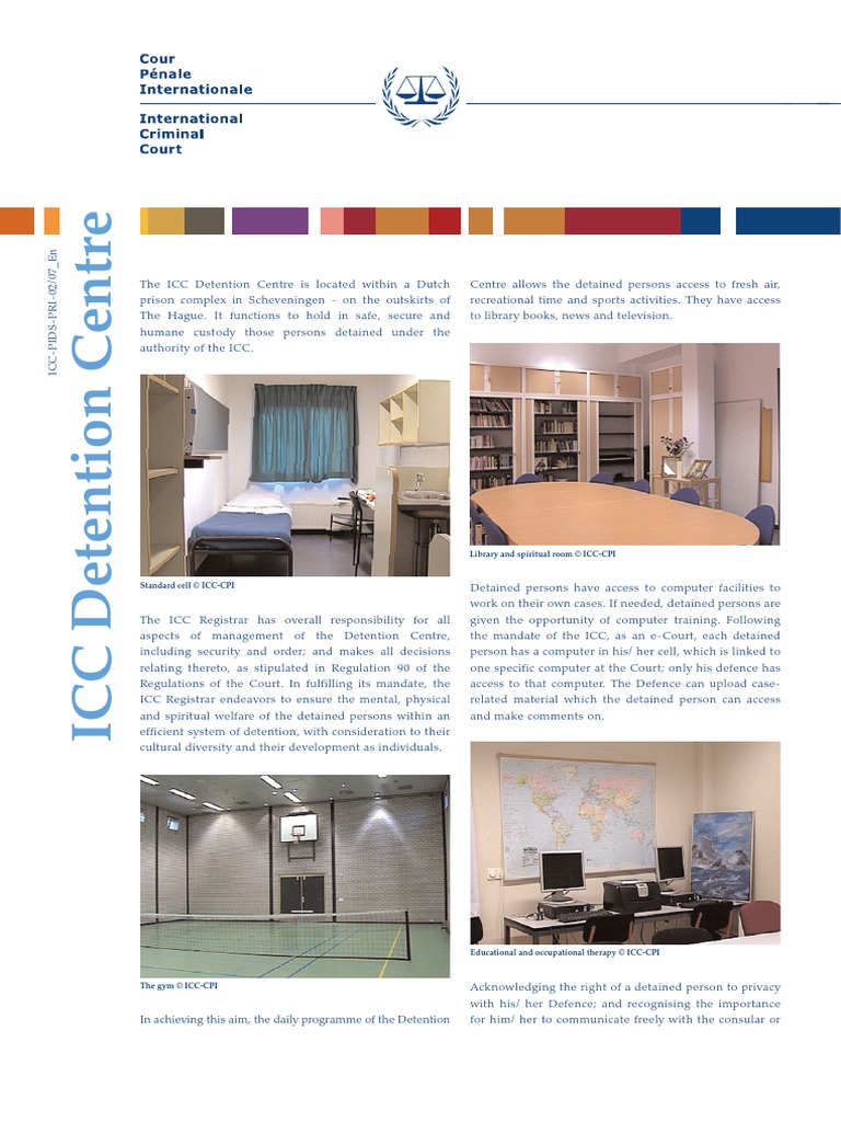 ICC Detention Centre in The Hague | PDF | International Criminal Court ...