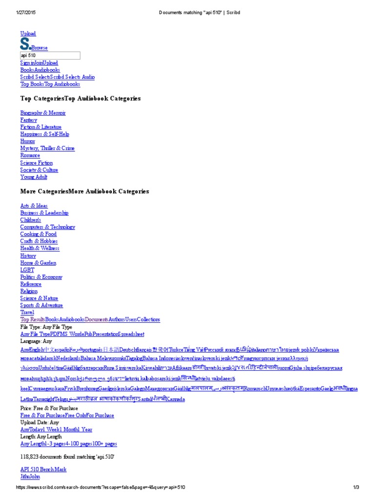 Documents Matching - Api 510 - Scribd | PDF | Scribd | Communication