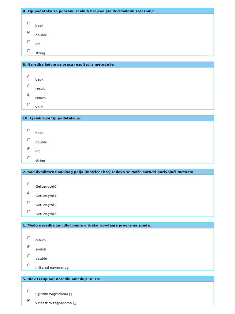 Skripta Za Bliceve - Algoritmi I Programiranje FPZ | PDF