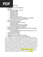 Revised Corporation Reviewer PDF | PDF | Corporations | Board Of Directors