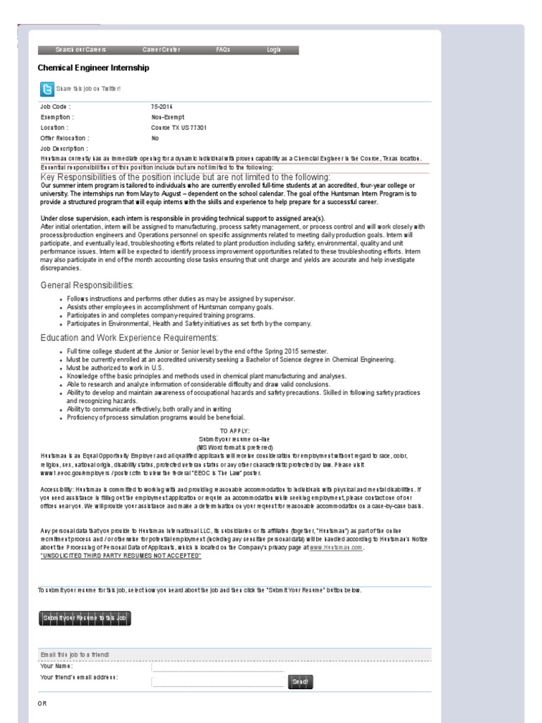 Internship Ad | PDF | Internship | Job Hunting