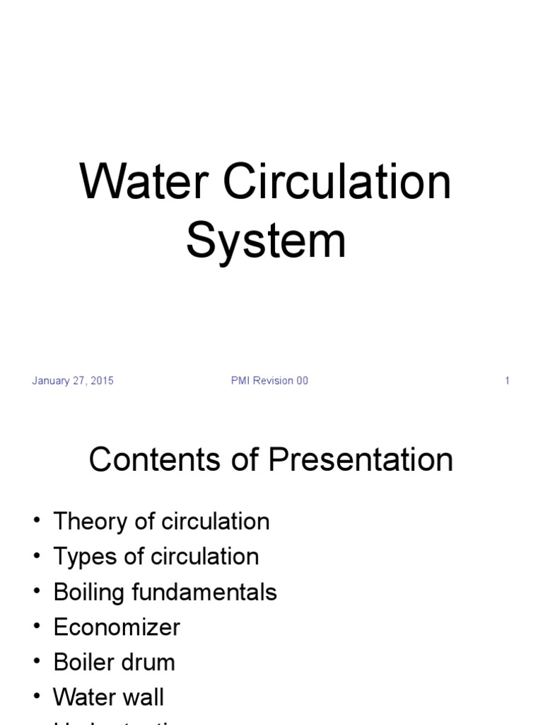 Water Circulation System | PDF | Boiler | Steam
