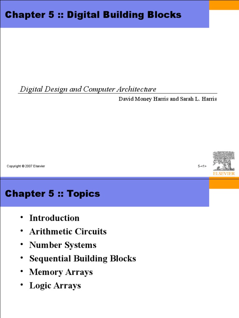 DDCA Ch5 | PDF | Random Access Memory | Read Only Memory