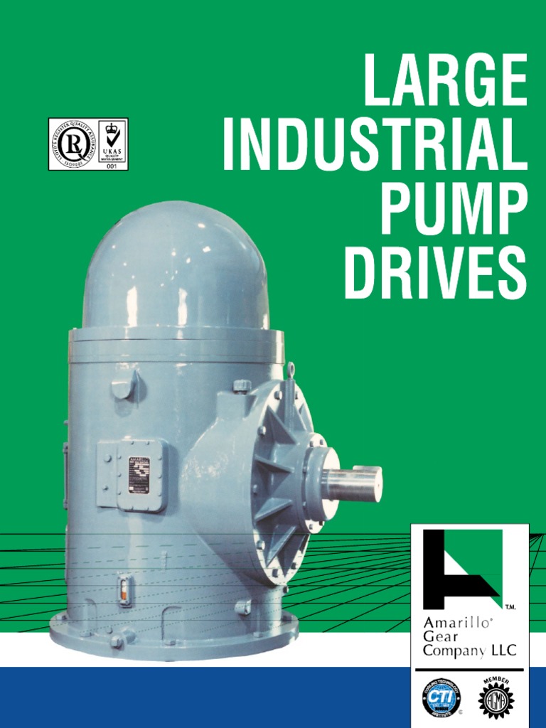 New AG Large Industrial Pump Drives | PDF | Gear | Bearing (Mechanical)