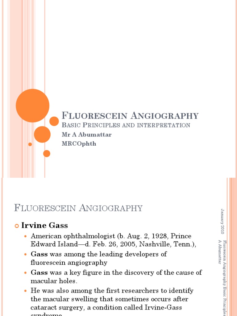 Fluorescein Angiography Basic Principles And Interpretation Pdf