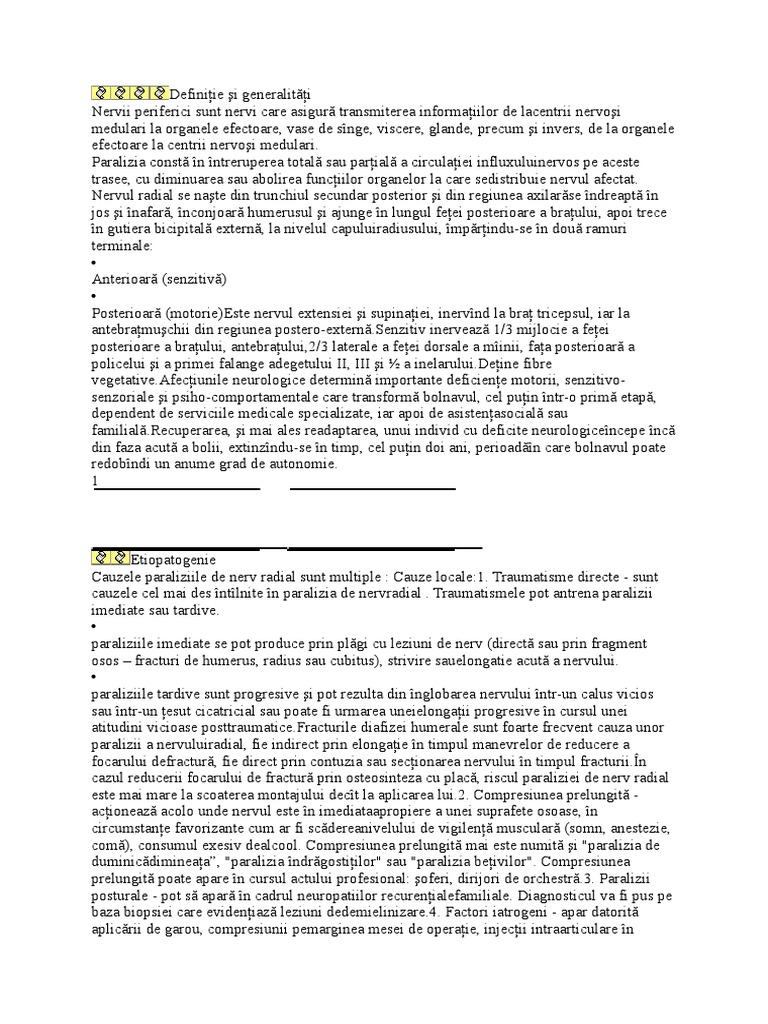 Pareza de Nerv Radial MS | PDF
