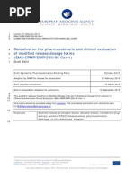 EMA Finished Dosage Form Guideline | PDF | Tablet (Pharmacy)