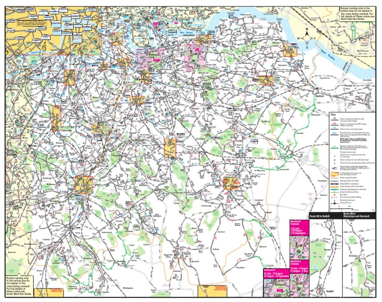 South East London Bus Map PDF | PDF | Public Transport | London