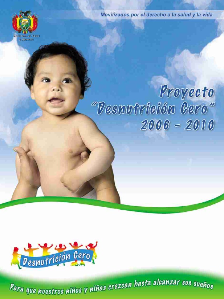 Desnutrición Cero En Bolivia Estrategias Y Diagnóstico Pdf Pobreza