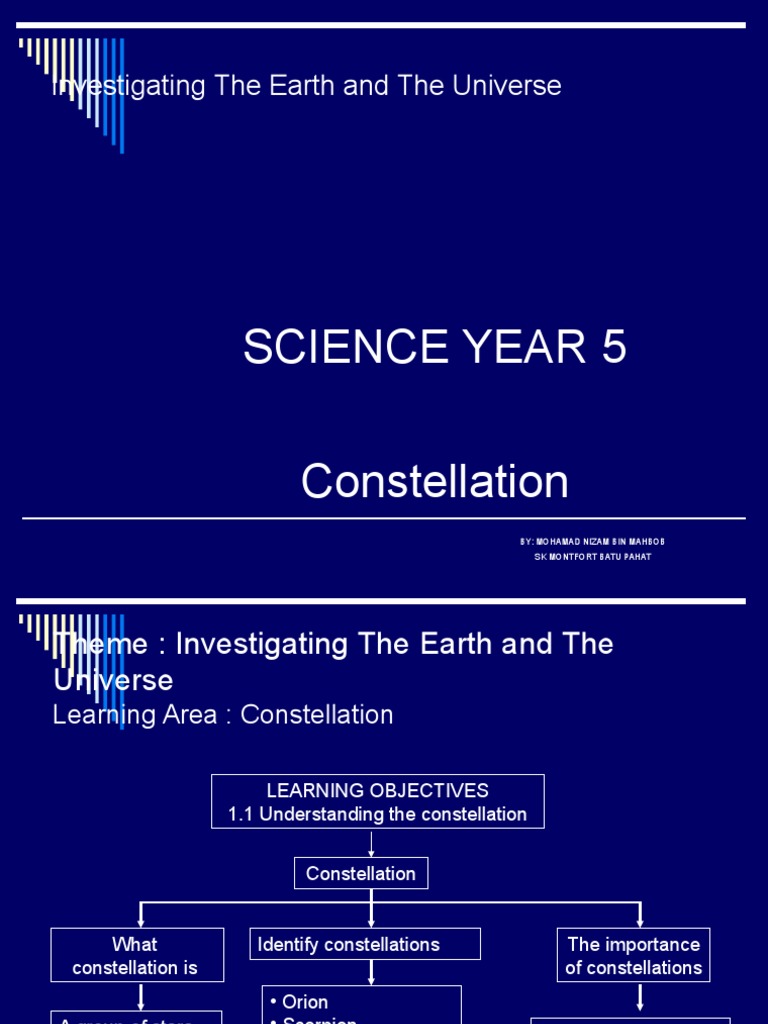 Science Year 5 Constellation | PDF