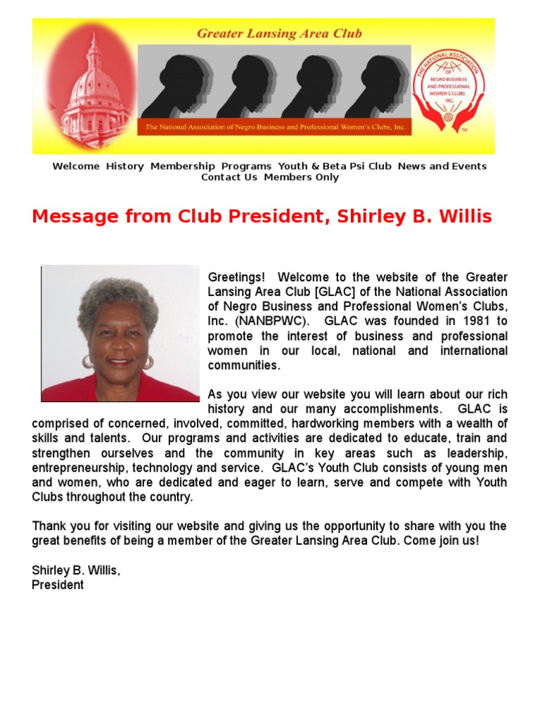 Greater Lansing Area Club Overview | PDF | Lifestyle
