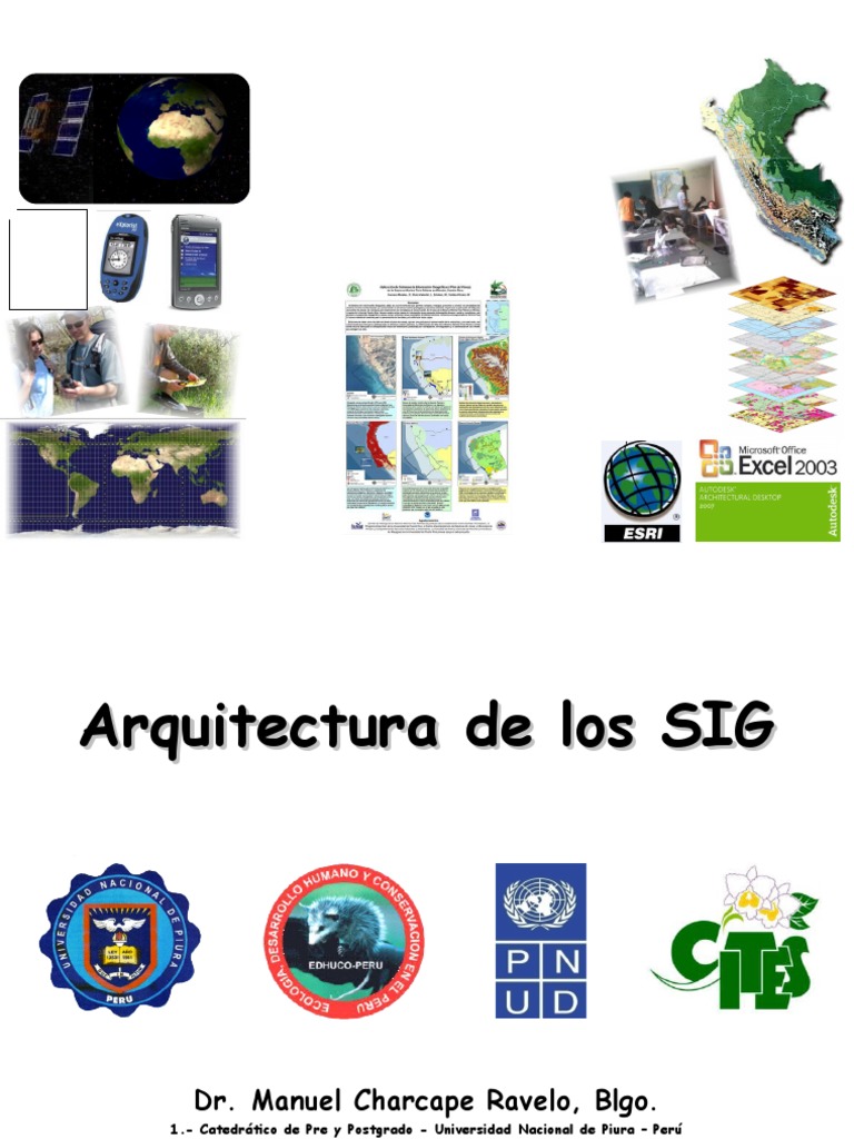 03 Arquitectura SIG | PDF | Sistema de información geográfica | Bases ...