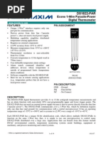 Interfacing Temperature Sensor | PDF | Thermostat | Microcontroller