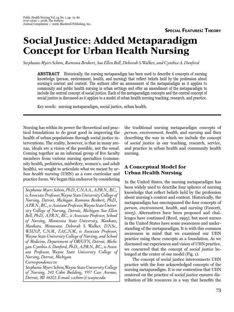 Social Justice | Nursing | Social Justice