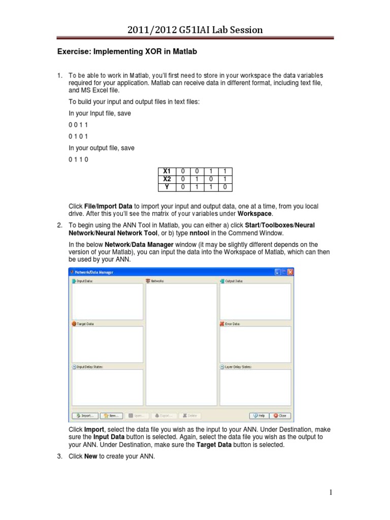 NN Tool Example | PDF | Matlab | Parameter (Computer Programming)