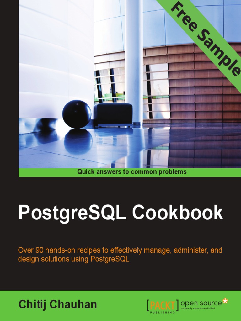 Postgresql Cookbook Sample Chapter Pdf Postgre Sql Database Schema 8157