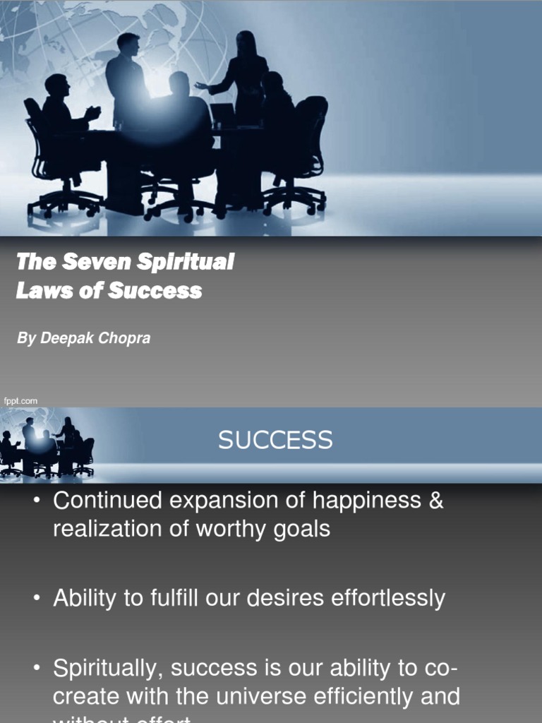 D2 - 7 Spiritual Laws of Success | PDF | Meaning Of Life | Consciousness