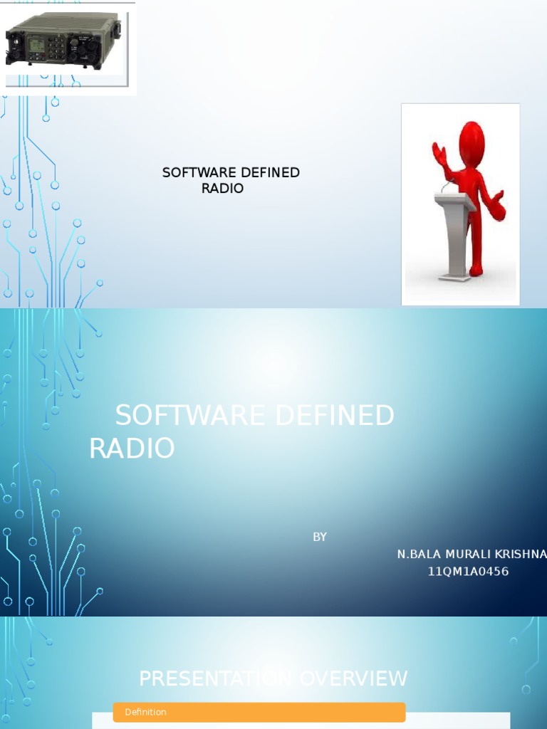 Advantages of Software Defined Radio | PDF | Software Defined Radio ...