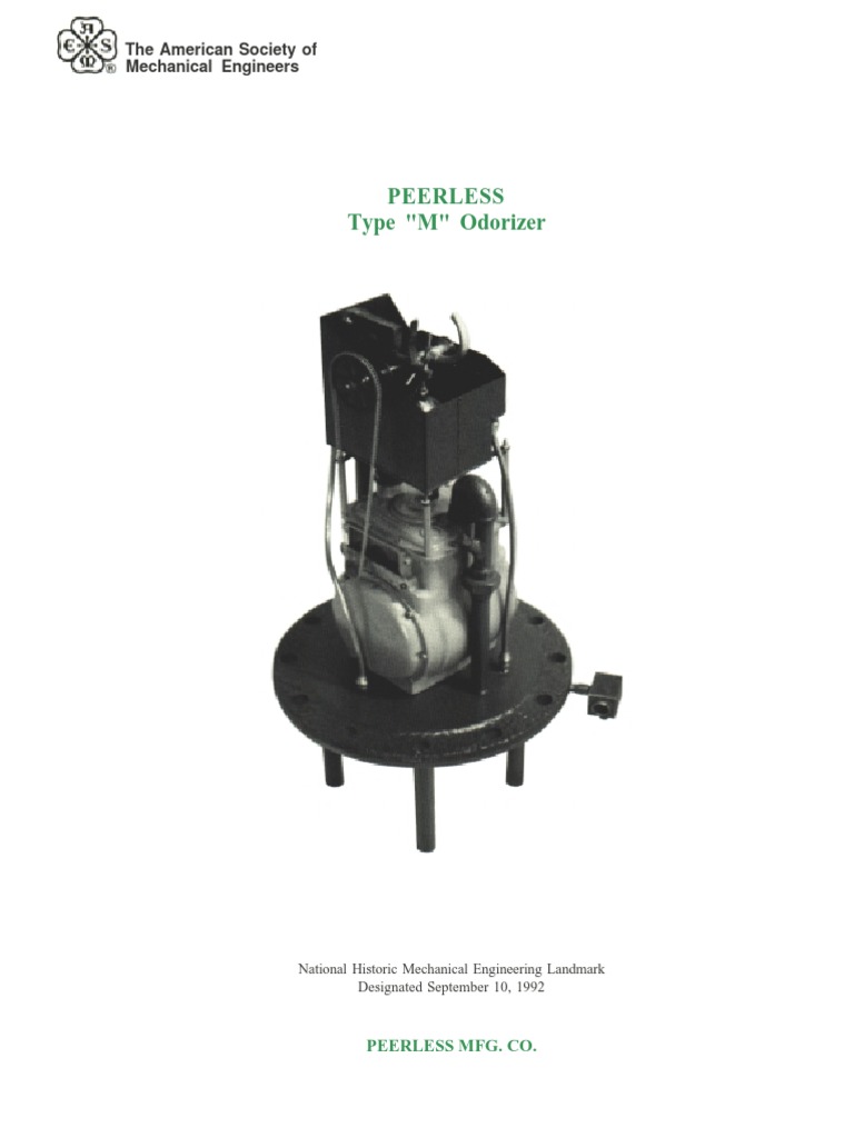 Odorizer | PDF | Valve | Natural Gas