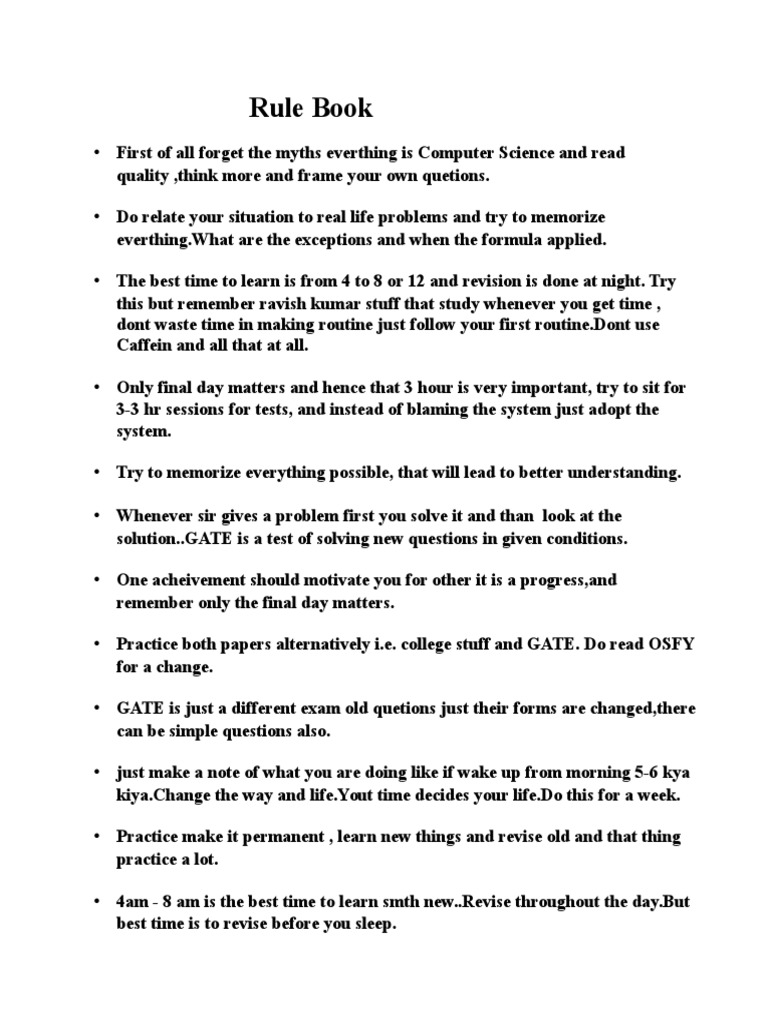 Rules | PDF | Psychological Concepts | Cognitive Science