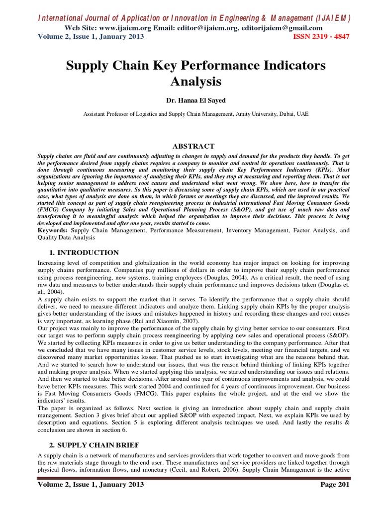 Research Paper On SCM | PDF