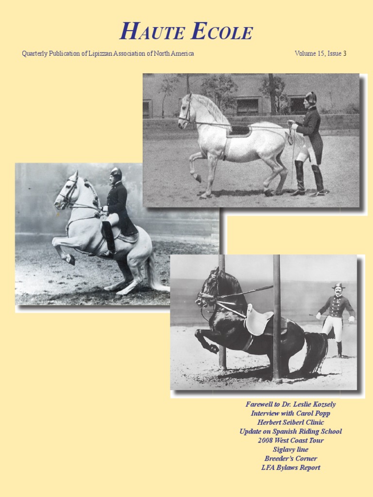 Spring07 Vol15 Issue3 | PDF | Horse Breeding | Equestrianism