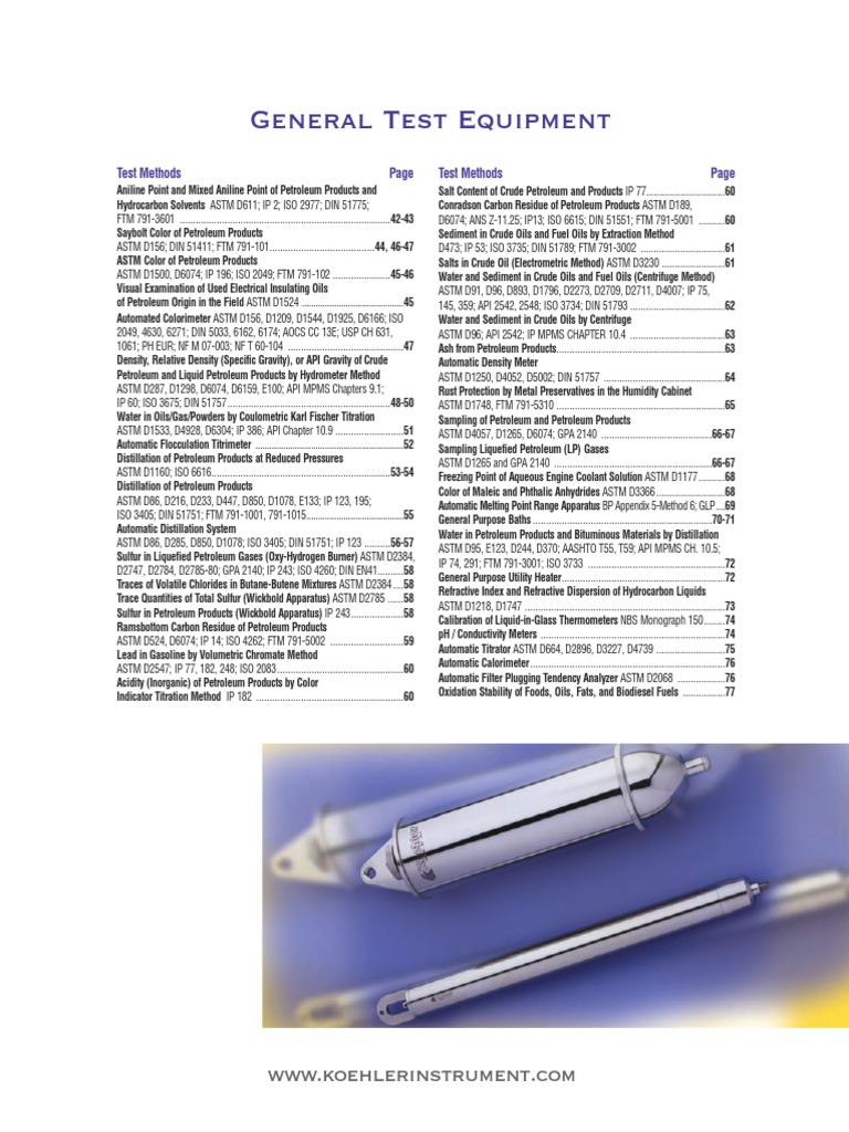 04 General Test Equip | PDF | Home & Garden | Technology & Engineering