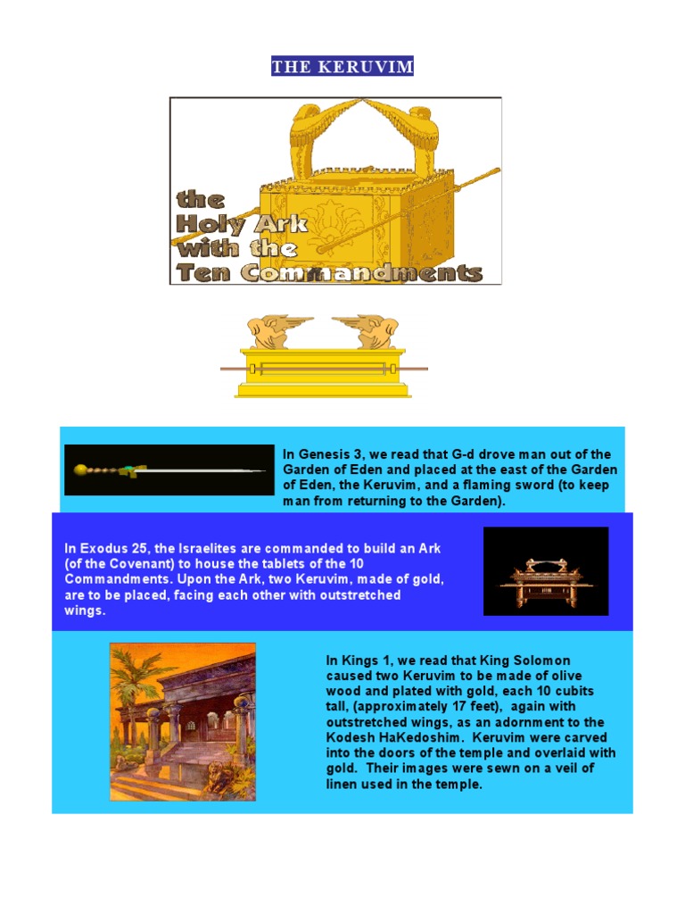The Keruvim | Download Free PDF | Torah | Hebrew Words And Phrases