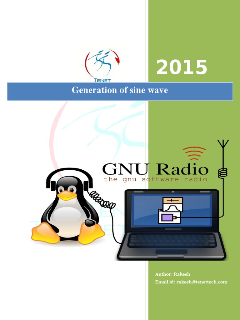 Sine Wave Generation Using GNU Radio | PDF | Radio | Sine Wave