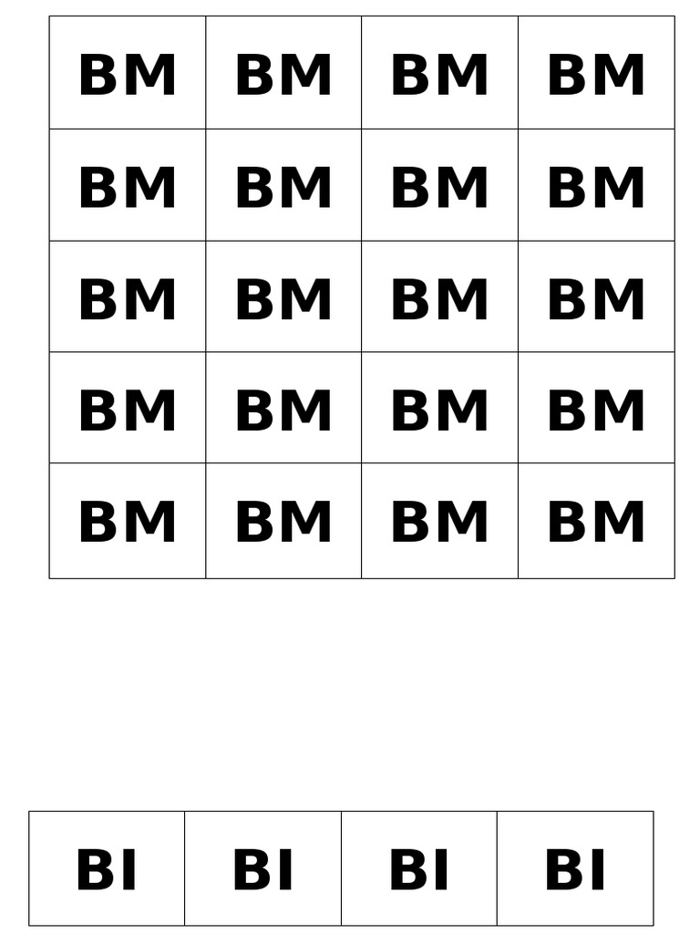 Document Overview: BM, BI, MT, SN | PDF | Cooking, Food & Wine