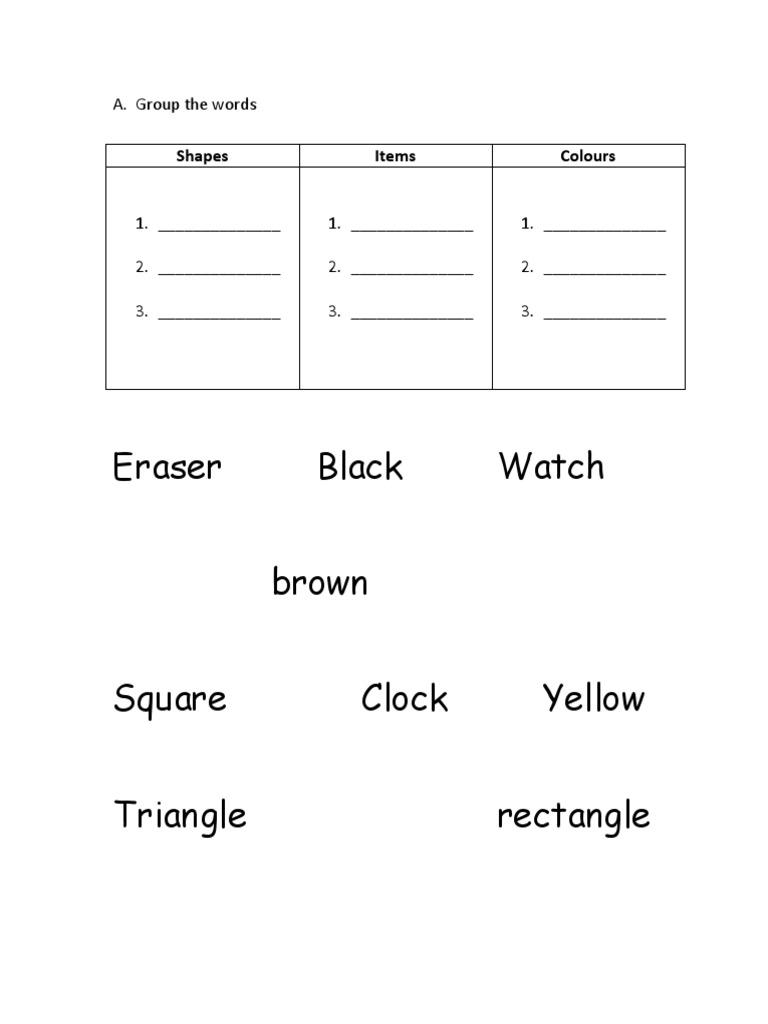 Word Grouping and Sentence Creation Guide | PDF