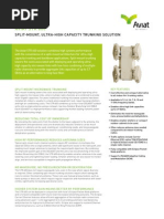 Aviat ODU 600v2 Microwave Radio Datasheet | PDF | Microwave | Hertz
