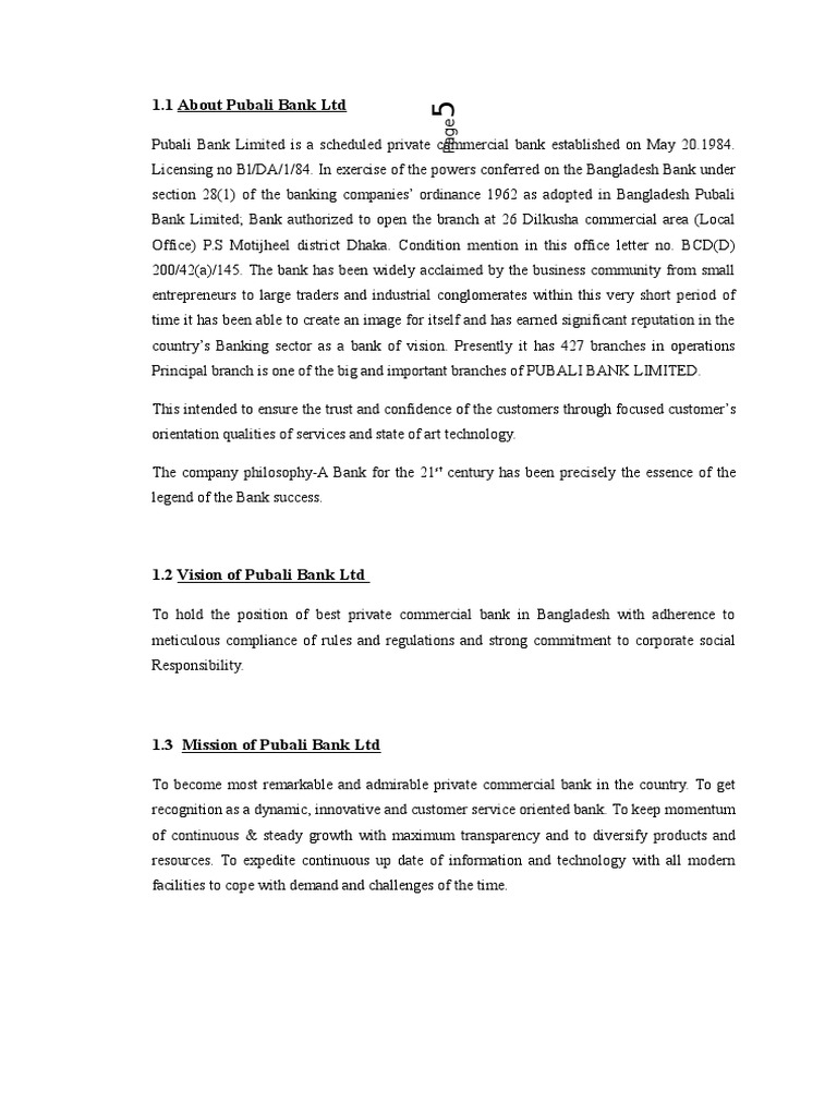 Pubali Bank | PDF | Cheque | Banks