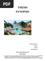 Thesis Proposal On Resort Design | PDF | Resort | Tourism