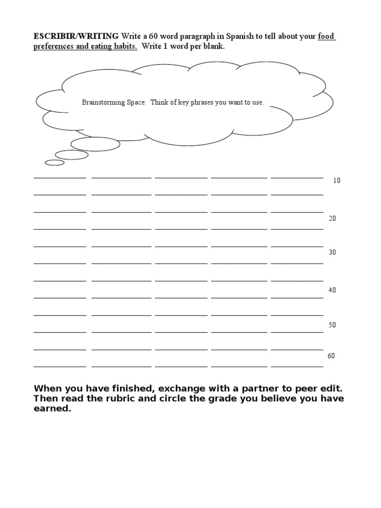 Writing Practice | PDF | Idiom | Vocabulary